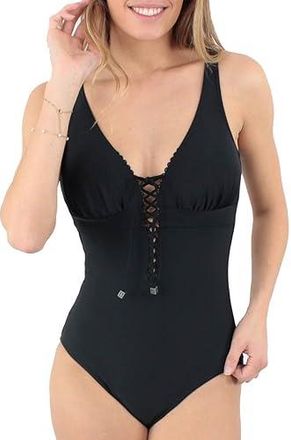 Janine Robin Maillot de Bain 1 pièce laçage Monaco