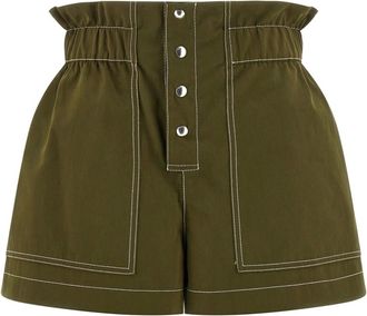 Marni Femme, Shorts, Vert, Taille: 36 FR Cotton Gabardine Shorts