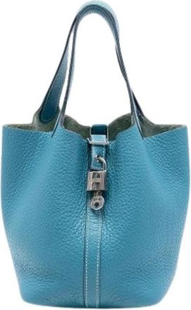 Herm&egrave;s Pre-owned Picotin Lock 18 - - Pre-owned - Damen - Blau - ONE SIZE