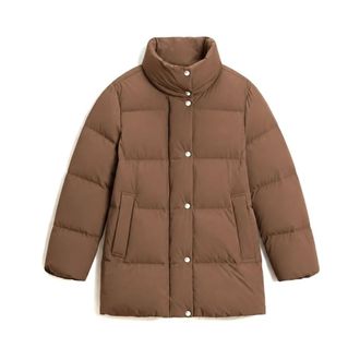 Woolrich Manteau Madison - Femme - Vestes - Brun - Taille: 40 FR