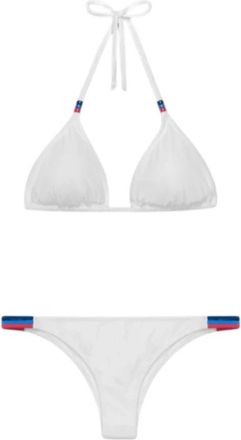 Sundek Femme, Maillots de bain, Blanc, Taille: 38 FR Jennifer Bikini