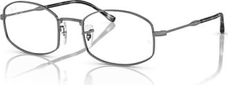 Ray-Ban Rb6510 Optics Gunmetal Fassung Klar Glas Polarisiert 50-20