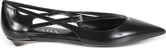 Prada ballerines &agrave; bout pointu - Noir
