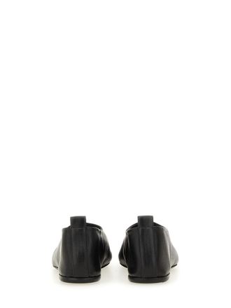Dries Van Noten Leather Ballet Flat - Black