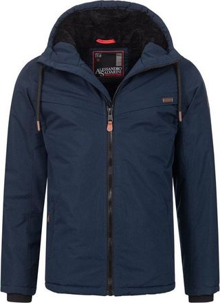 Alessandro Salvarini Winterjacke ASLighty innen komplett mit warmem Teddyfell