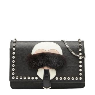 Fendi Sac bandouli&egrave;re vintage Pre-owned - Femme - Pre-owned - Noir - Taille: ONE Size