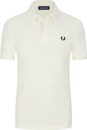 Fred Perry Unifarbenes Piqu&eacute;-Poloshirt mit Logo-Stickerei in