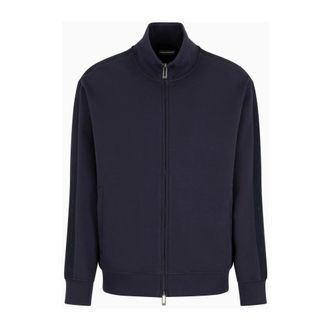 Emporio Armani Urbaner Zip-Sweater - - Sweatshirts & Hoodies - Herren - Blau - XS