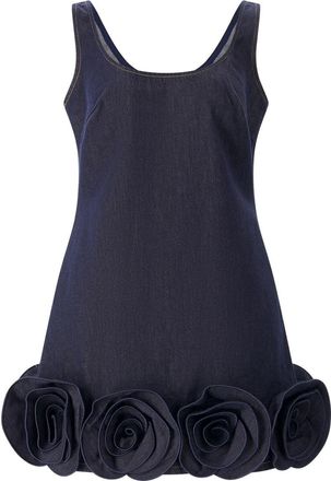 Self Portrait Minikleid aus Denim