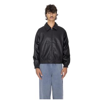 Arte Veste Uniform r&eacute;versible en cuir - Homme - Vestes - Noir - Taille: XL