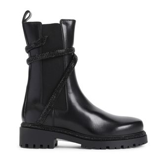 Rene Caovilla Schwarze Damen Stiefeletten - - Shoes - Damen - Schwarzk - 38 EU