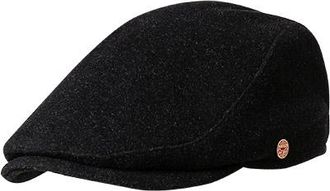 Mayser Herren Schiebermütze schwarz Wolle