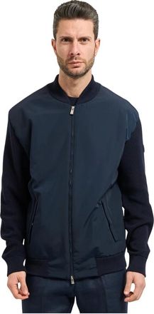 HUGO BOSS Homme, Vestes, Bleu, Taille: L Ubaio Bomber Jacket