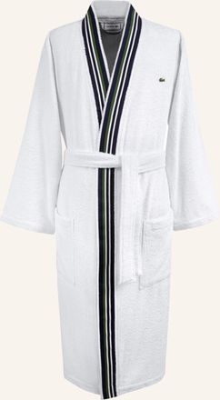 Lacoste Bademantel Lclub weiss