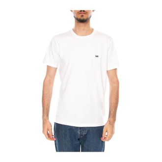 Lee Homme, Tops, Blanc, Taille: 2XL T-Chemises