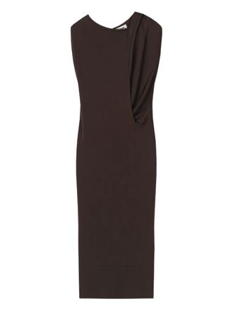 Áeron robe Marina mi-longue - Marron