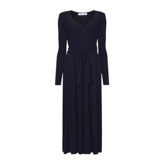 Proenza Schouler Schwarzes Maxi-Wickelkleid - - Dresses - Damen - Schwarzk - L