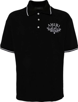 Amiri Homme, Tops, Noir, Taille: S T-shirts et Polos Noirs avec Logo