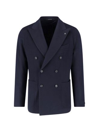 Tagliatore Double-Breasted Cashmere Blazer