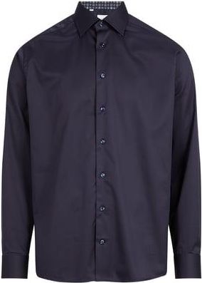 Eton Chemise droite boutonn&eacute;e unie