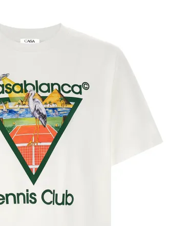 Casablanca Tennis Club T-Shirt - White