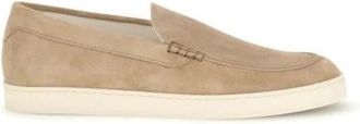 Brunello Cucinelli Homme, Chaussures, Beige, Taille: 42 1/2 EU Mocassins Slip-On en Caoutchouc