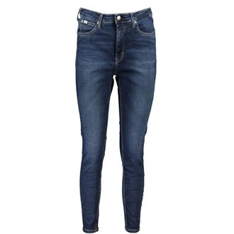 Calvin Klein Femme, Jeans, Bleu, Taille: W24 Jeans Super Skinny Chevilles Taille Haute