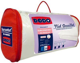 Dodo Dodo - Surconfort de matelas 2 places 160x200 cm - nid douillet