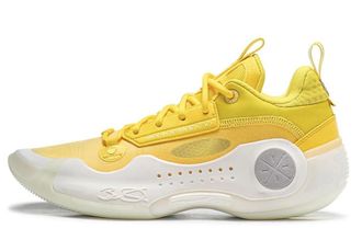 Li-Ning Way of Wade 10 Serie City of Angels Herren-Basketballschuhe Futter rutschfest Professionelle Sto&szlig;d&auml;mpfung Sneaker Sportschuhe Gelb EU 42 1/3