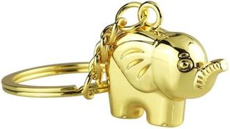 Yardwe Porte-Cl&eacute;s &Eacute;l&eacute;phant en Alliage de Zinc Breloque D&eacute;corative pour Paquet &agrave; Main Accessoire F&eacute;minin Polyvalent Charme &Eacute;l&eacute;phant Solide Porte-Cl&eacute;s pour Cl&eacute;