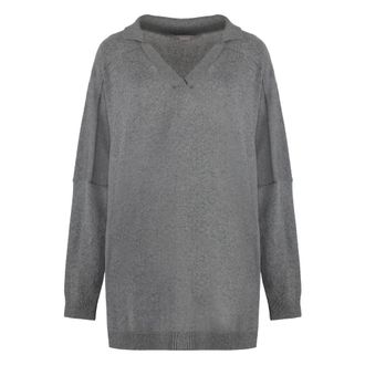 Stella McCartney Femme, Pulls, Gris, Taille: 36 FR Pull en cachemire col en V