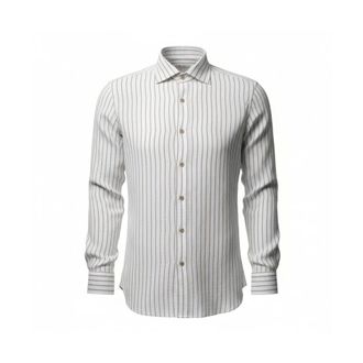 Stenstr&ouml;ms Homme, Chemises, Blanc, Taille: M Chemise Slim Fit en Lin