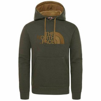 The North Face Sweat &agrave; Capuche Brod&eacute; Drew Peak Homme Vert / Kaki Britannique