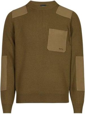 A.P.C. Pull droit en laine vierge