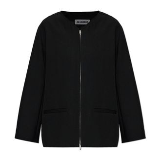 Jil Sander Veste en Laine - Femme - Vestes - Noir - Taille: 42 FR