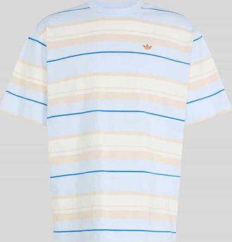 adidas Originals Relaxed Fit T-Shirts aus reiner Baumwolle mit Logo-Stitching
