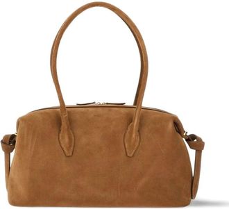 Yuzefi Brioche Duffle Shoulder Bag - Brown