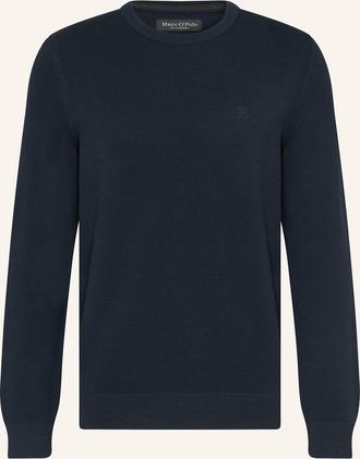 Marc O'Polo Marc Opolo Piqu&eacute;-Pullover blau