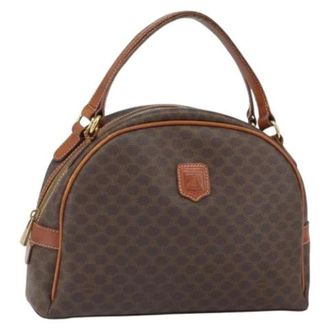 Celine Sac &agrave; main vintage en plastique Pre-owned - Femme - Pre-owned - Brun - Taille: ONE Size