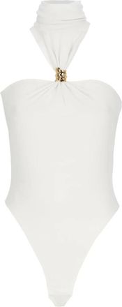 Elisabetta Franchi Femme, Tops, Blanc, Taille: 42 FR Body