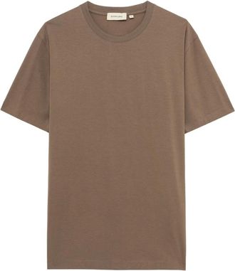 Gianni Lupo Homme, Tops, Brun, Taille: M T-shirt Girocollo Gl2268F