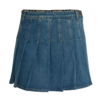 Burberry Denim Skirt Dahlia - - Skirts - Damen - Blau - 2XS