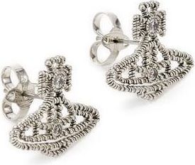 Vivienne Westwood Boucles doreille Coretta &agrave; logo