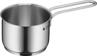 WMF Mini Stielkasserolle 10cm, klein, ohne Deckel, Kleiner Topf Induktion 0,5l, Cromargan Edelstahl, Kochtopf klein, stapelbar, f&uuml;r kleine Portionen, Sing