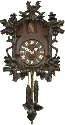 1art1 Kuckucksuhren Schwarzwälder Kuckucksuhr Wand-Tattoo | Deko Wandaufkleber für Wohnzimmer Kinderzimmer Küche Bad Flur | Wandsticker für Tür Wand Möbel/S