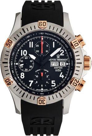 Revue Thommen Homme, Accessoires, Noir, Taille: ONE Size Montres