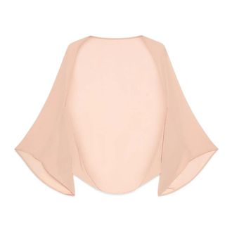 Fiorella Rubino Cape asym&eacute;trique ouvert - Femme - Vestes - Rose - Taille: 40/42 FR