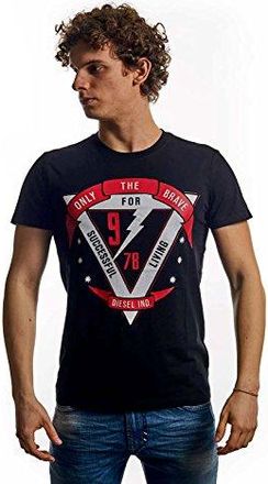 Diesel T- Diego-B T-Shirt, Noir (Negro 900), M (Taille Fabricant: M) Homme