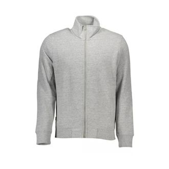 Superdry Homme, Sweatshirts et sweats &agrave; capuche, Gris, Taille: 2XL SweaT-shirt gris &agrave; fermeture &eacute;clair et poches