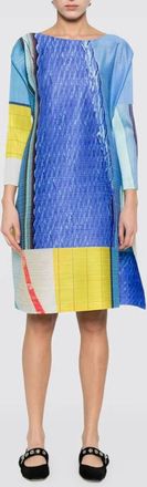 Pleats Please Issey Miyake Robe PLEATS PLEASE ISSEY MIYAKE Femme couleur Bleu
